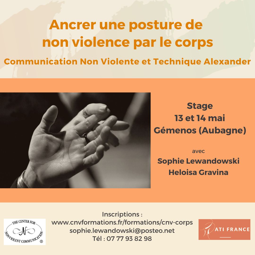Ancrer une posture de non violence par le corps - Communication Non ...